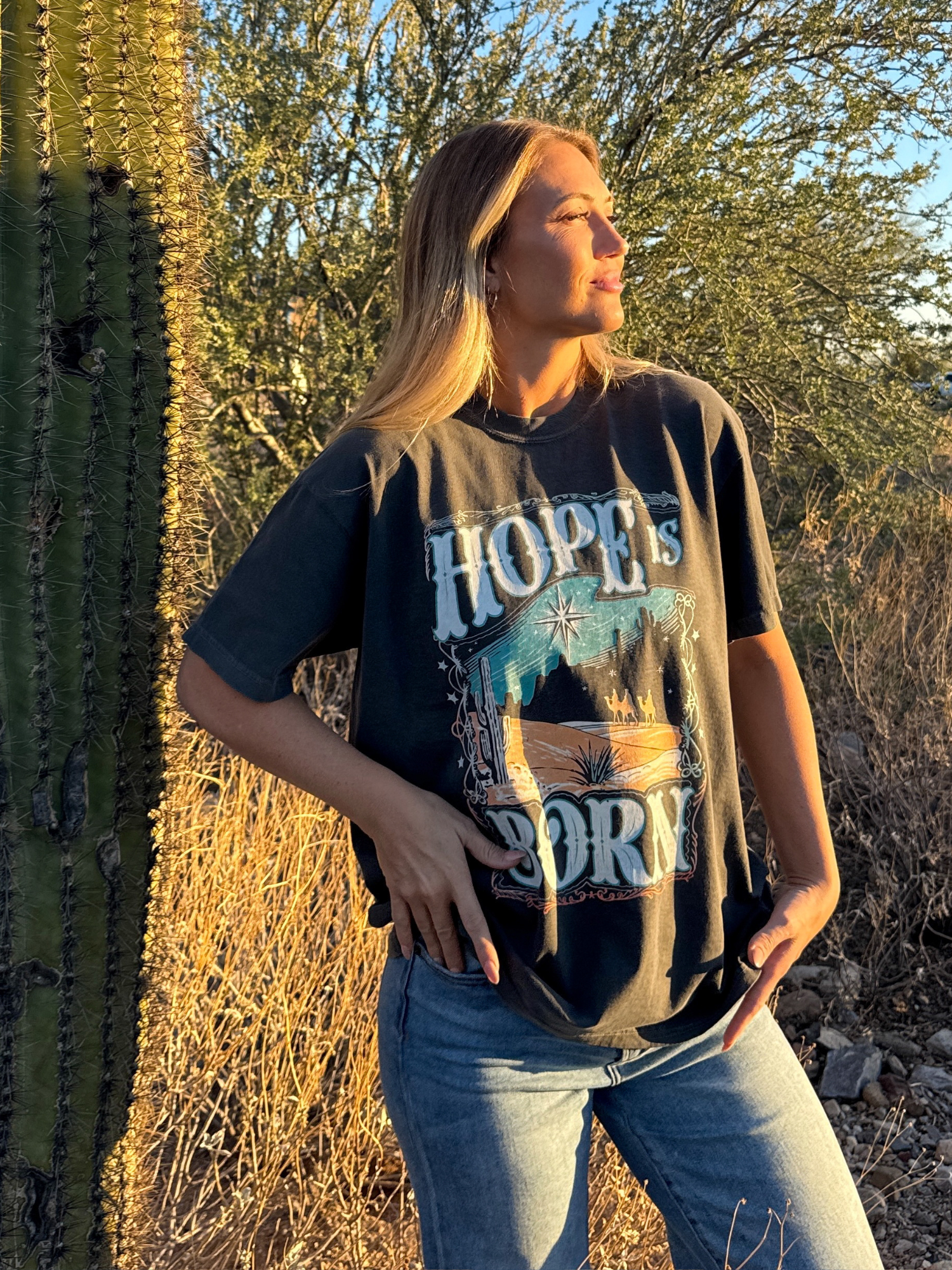 Desert Hope Is Born Shirt – The Christian Boho